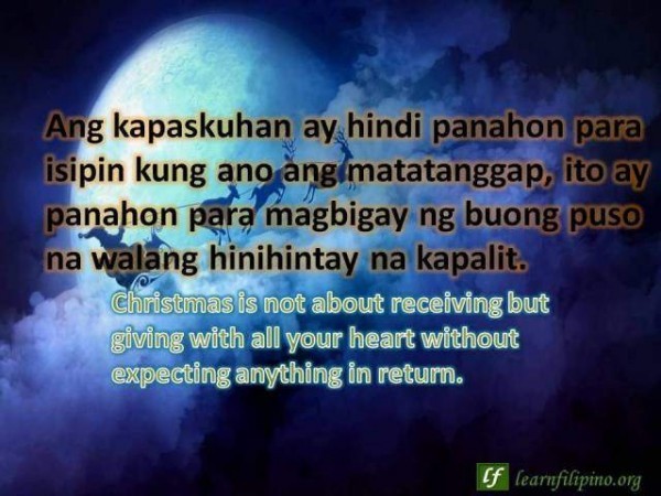 Christmas "Pasko" for Filipinos - Learn the Culture and Tagalog Language