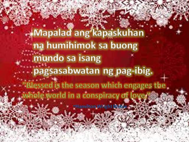 Christmas "Pasko" for Filipinos - Learn the Culture and Tagalog Language