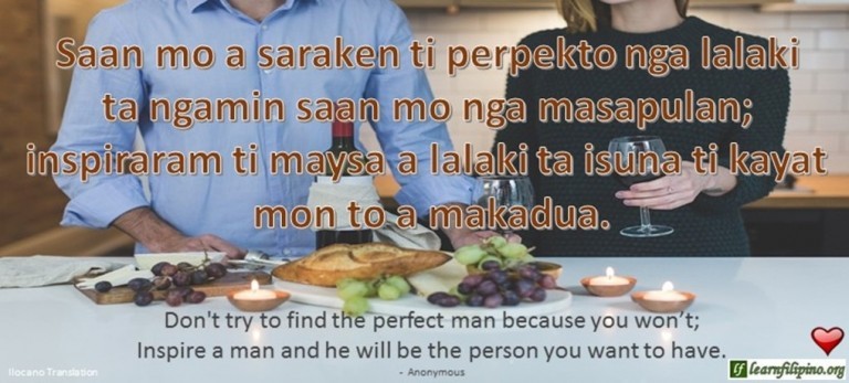 Ilocano Love Quotes with English Captions - Learn Filipino
