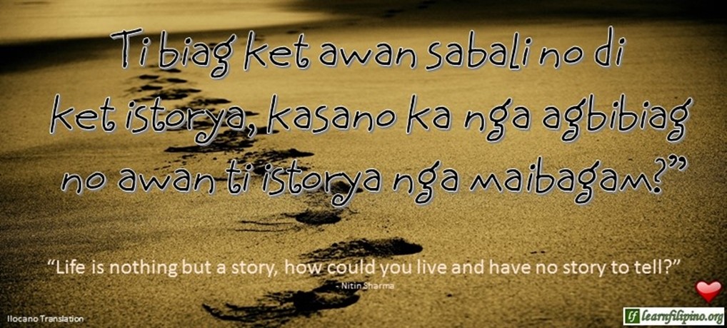 Ilocano Love quotes 26 - Learn Filipino