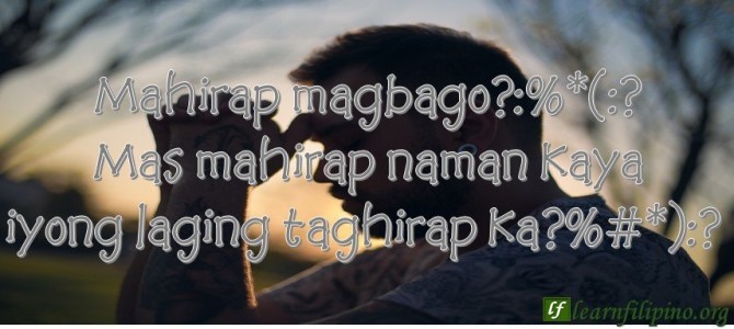 Tagalog New Year's Hugot Lines with English Captions - Learn Filipino